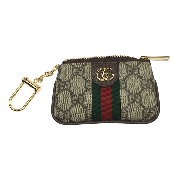 Gucci | Bags | Gucci Key Case Gg Supreme Ophidia Brown | Poshmark